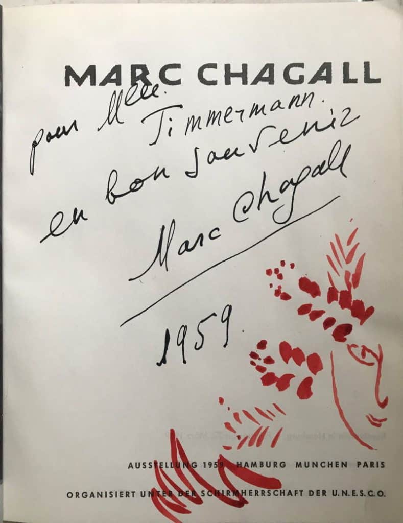 Marc CHAGALL - Dessin original - Autographes Manuscripta