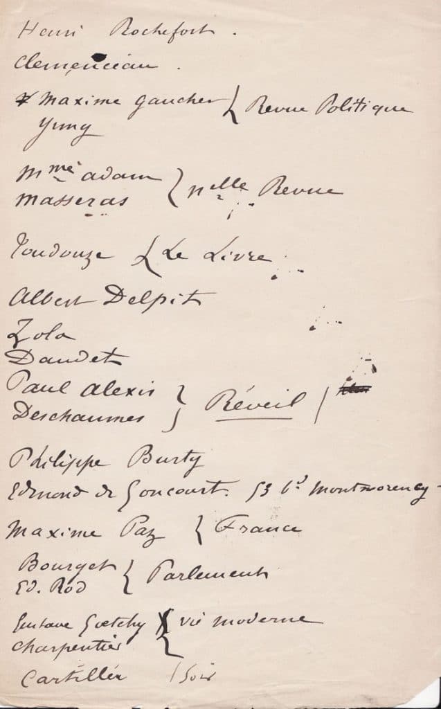 Guy de MAUPASSANT - Lettre autographe signée - Autographes Manuscripta