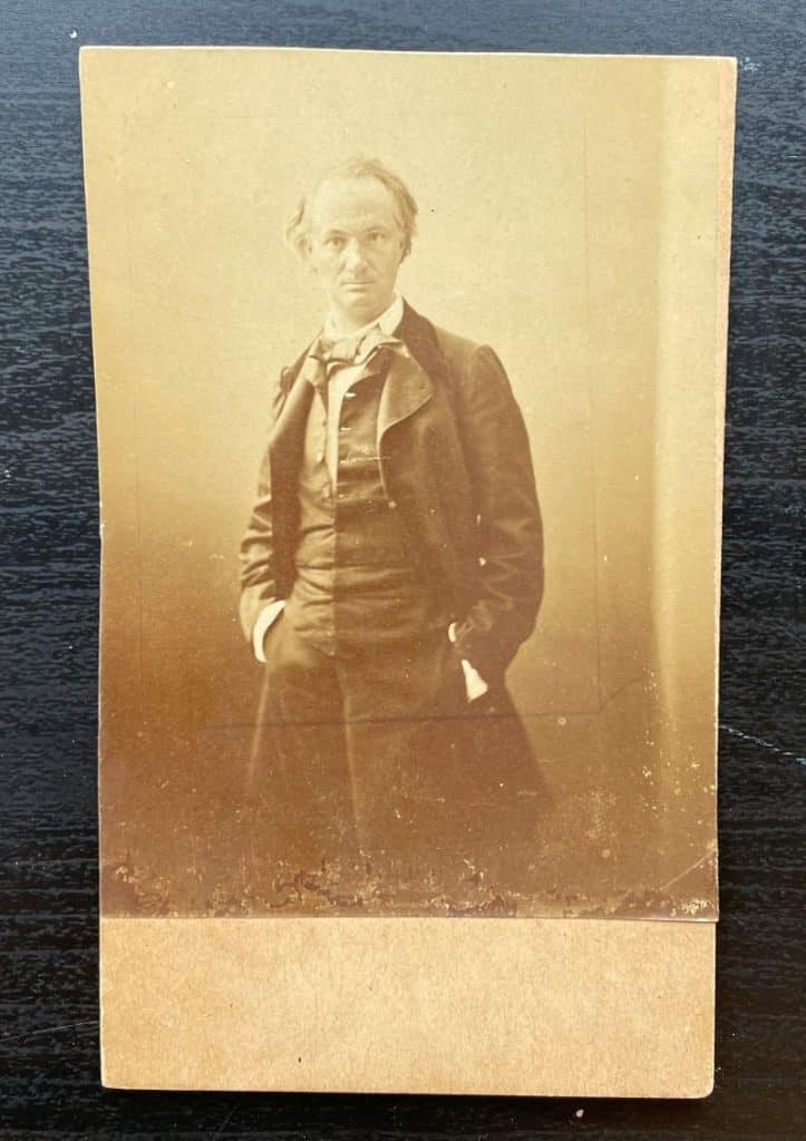Félix NADAR - Photo originale Charles Baudelaire - Autographes Manuscripta